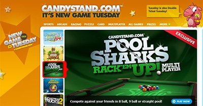 CandyStand.Com - CandyStand Games Archive, CandyStand Arcade Website
